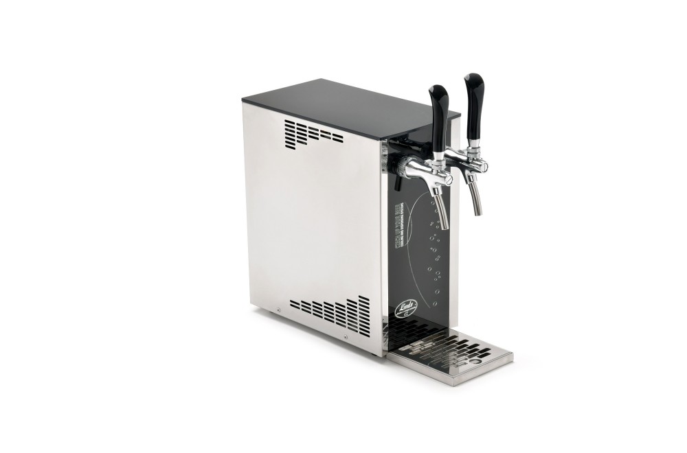 Spillatore Birra Luxury a 2 vie con Rubinetti e Raccogligocce