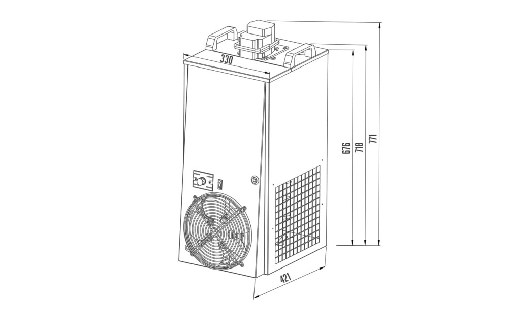 Motore Refrigerante per Spillatore Modello CWP 200 a 4 Vie